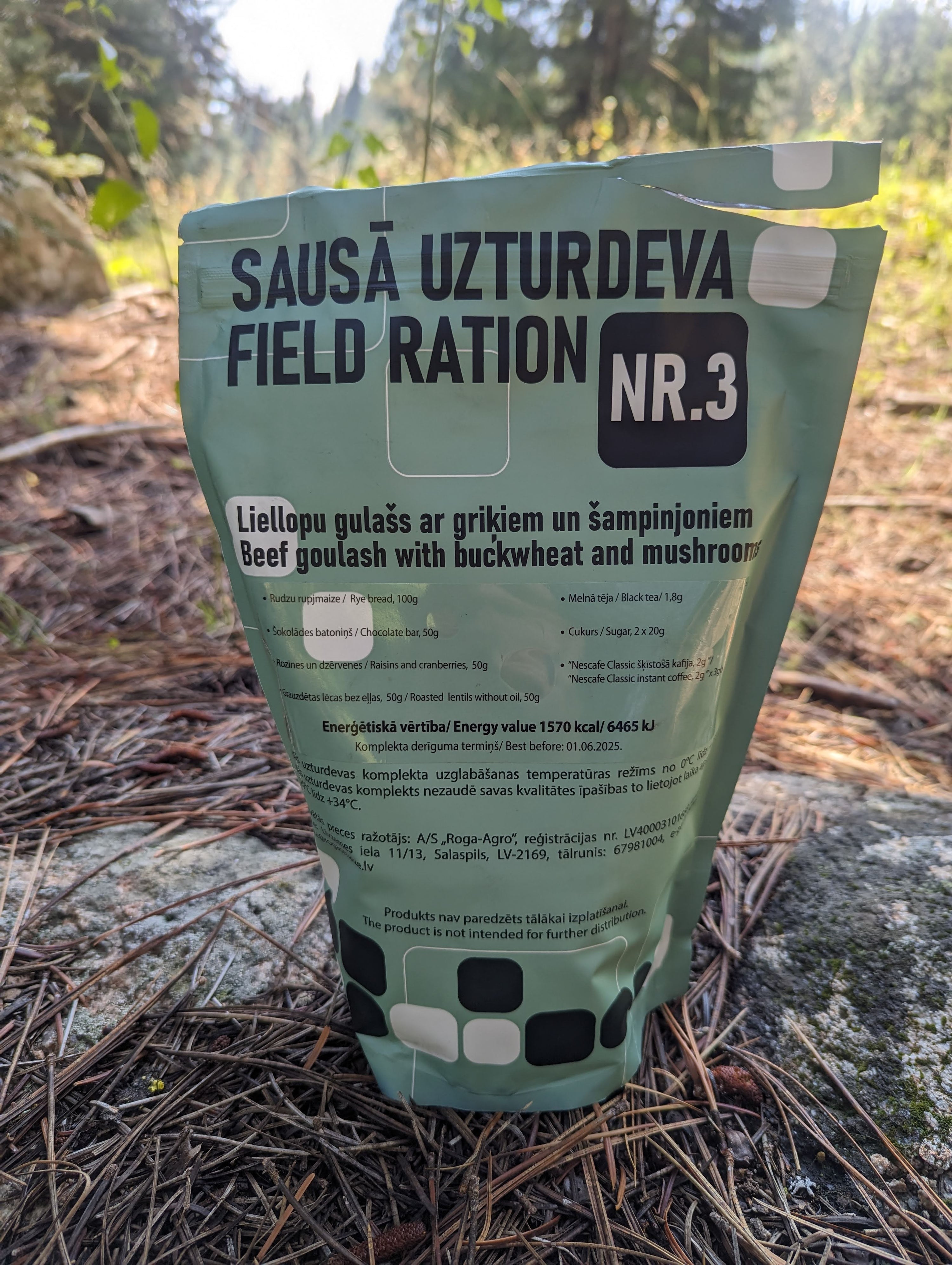 French Armed Forces RCIR Field Test - MRE Review & Rating