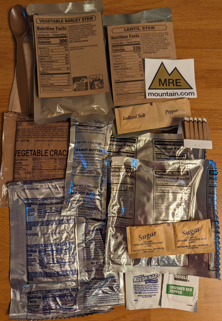 USA Humanitarian MRE Ration Pack - Set of 5 Meals | Foreign MREs for ...