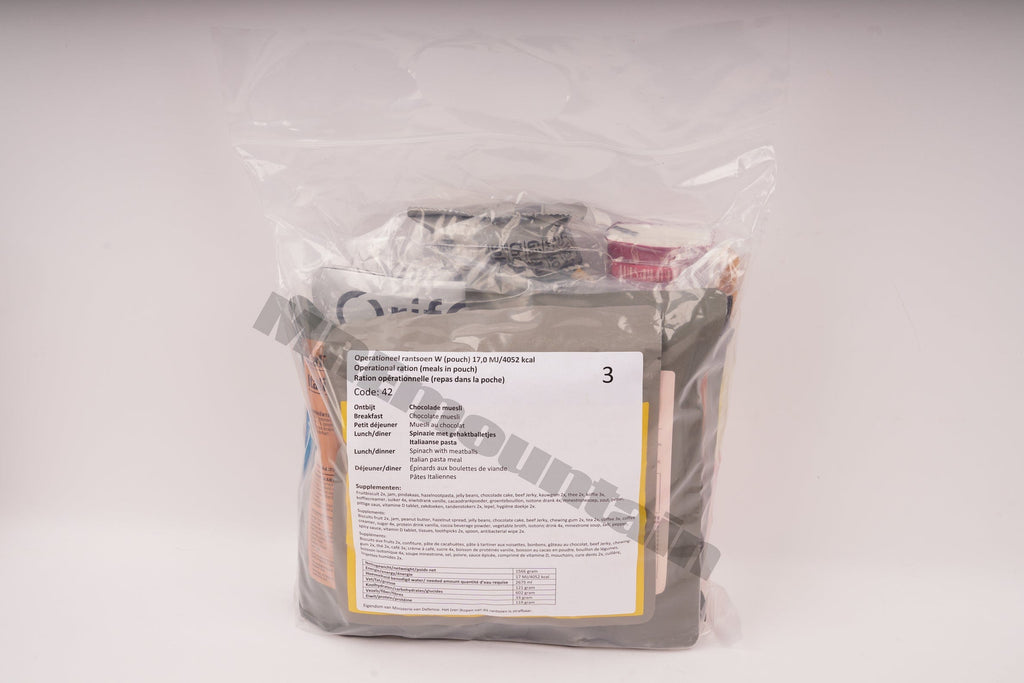 Order Dutch MRE Ration 2025 – 4,000 Calories Survival Pack | Foreign ...