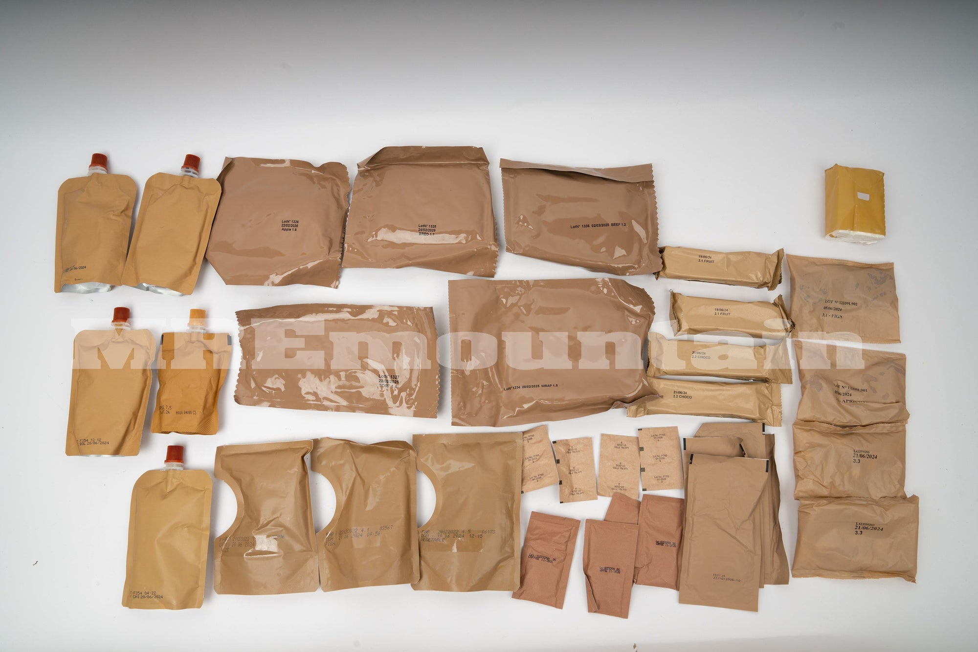 French Armed Forces Prototype First Strike Ration 24 hour MRE | Foreign ...