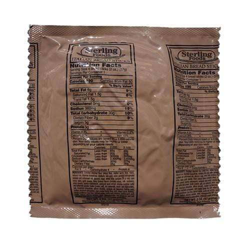 USA MRE Italian Bread sticks | Foreign and International MREs