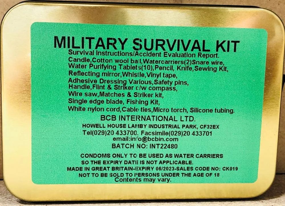 British Army Survival Kit – Gear for Outdoor Adventures | Foreign MREs ...