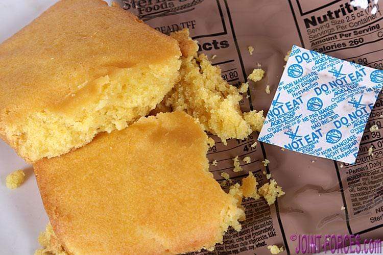 USA MRE Snack Cornbread Trans Fat Free | Foreign and International MREs