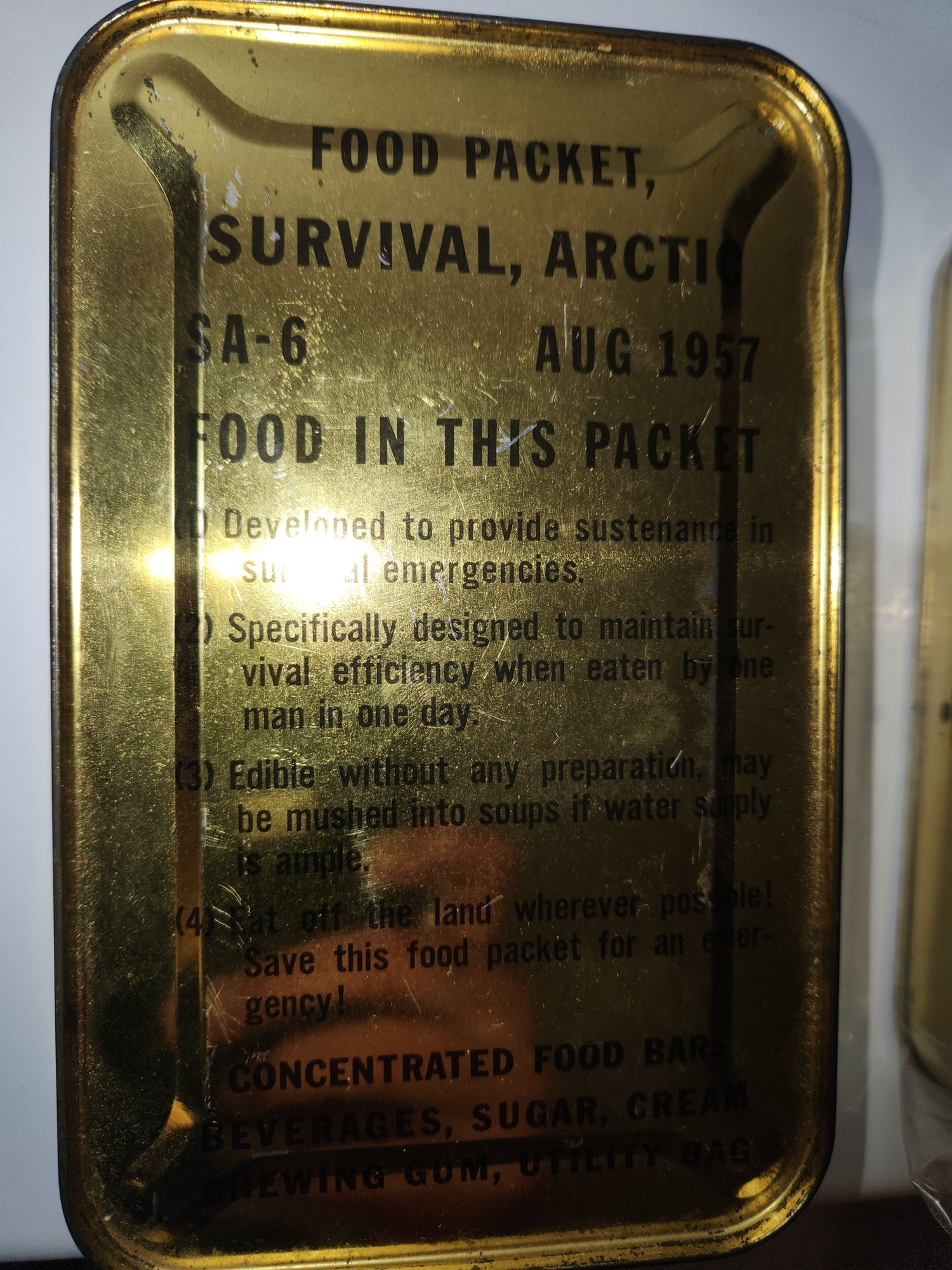 Vintage Collector Food Packet, Survival Arctic | Foreign and ...