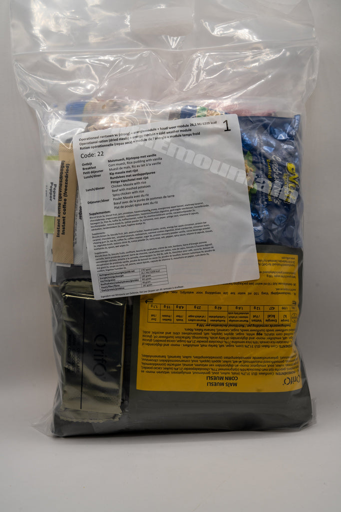 Dutch Armed Forces Operational Ration Arctic Climate 6400kcal | Foreign ...